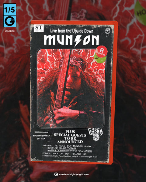 Tony Rodriguez "Stranger Things 'Eddie Munson' VHS" – Gallery1988