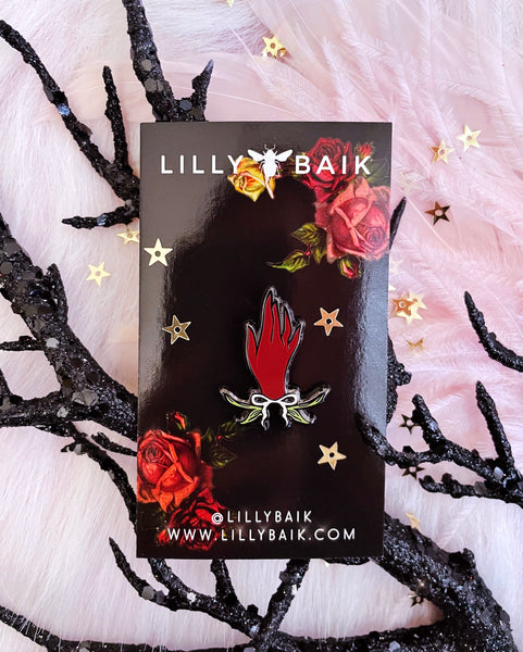 Lilly Baik "Red Right Hand" pin – Gallery1988