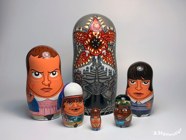 Andy Stattmiller "Stranger Things Nesting Dolls" – Gallery1988