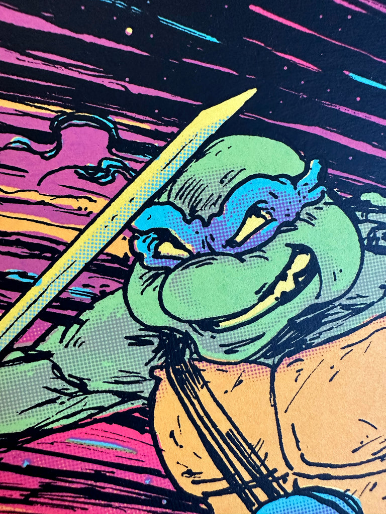 Barry Blankenship "Turtles in Time (Yellow Variant)" print – Gallery1988