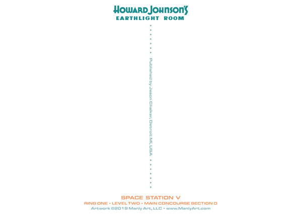 Jason Chalker "Howard Johnson's Earthlight Room" Postcard Print ...