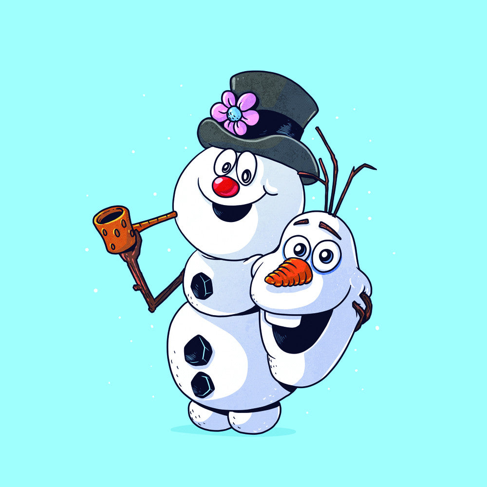 Olaf The Snowman Pixel Art