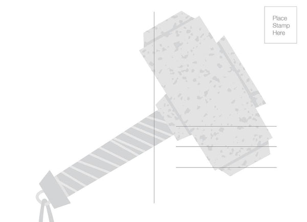 Doug LaRocca "Greetings from Asgard" Postcard Print – Gallery1988