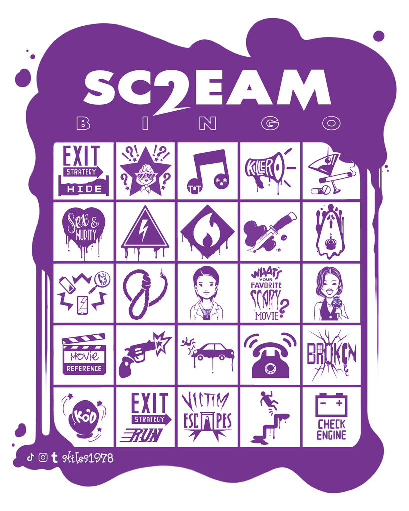 Michael Stiles "Scream Bingo" Print Set – Gallery1988