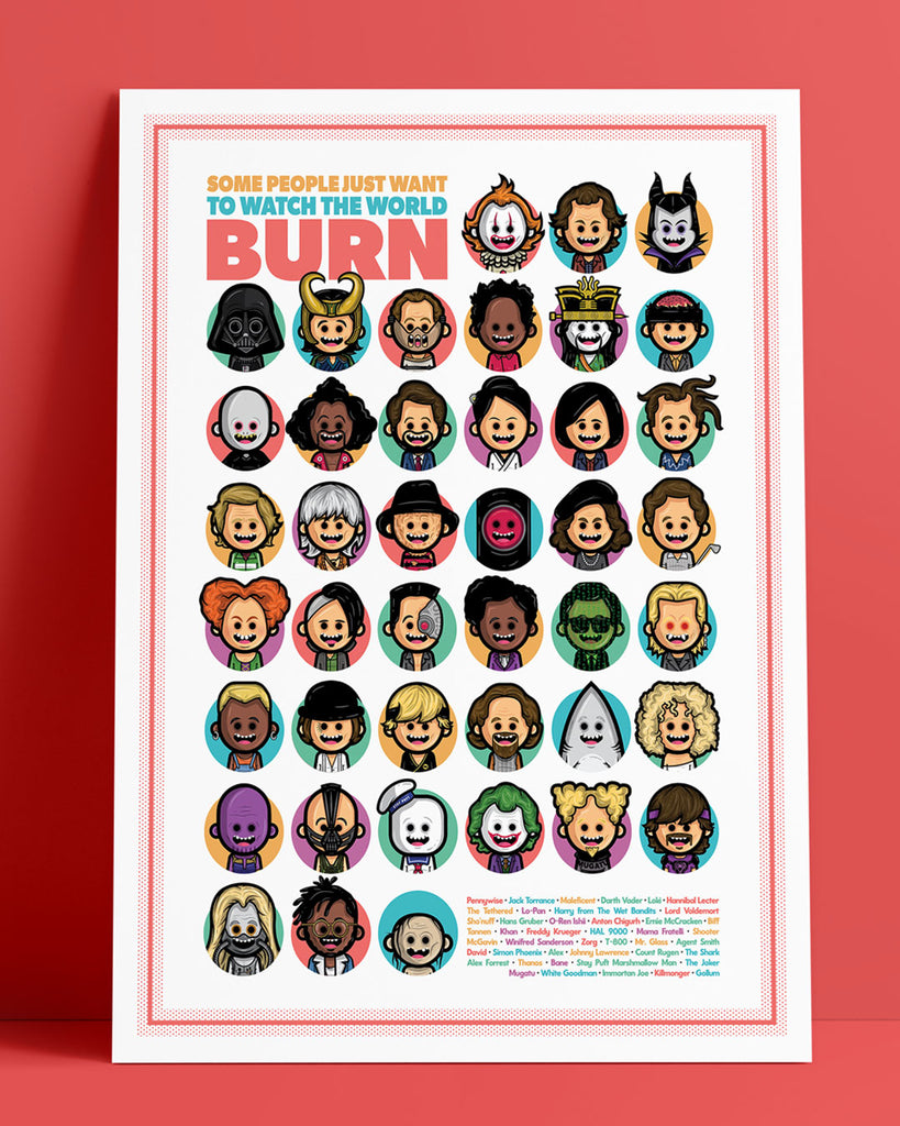 Austin Gilmore "Villains" Print – Gallery1988